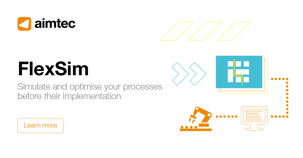 Optimize Manufacturing and Logistics with 3D Visualization in FlexSim | Aimtec